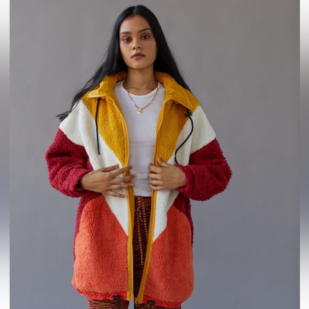 Brand New Urban Outfitters Fuzzy Jacket - Gem